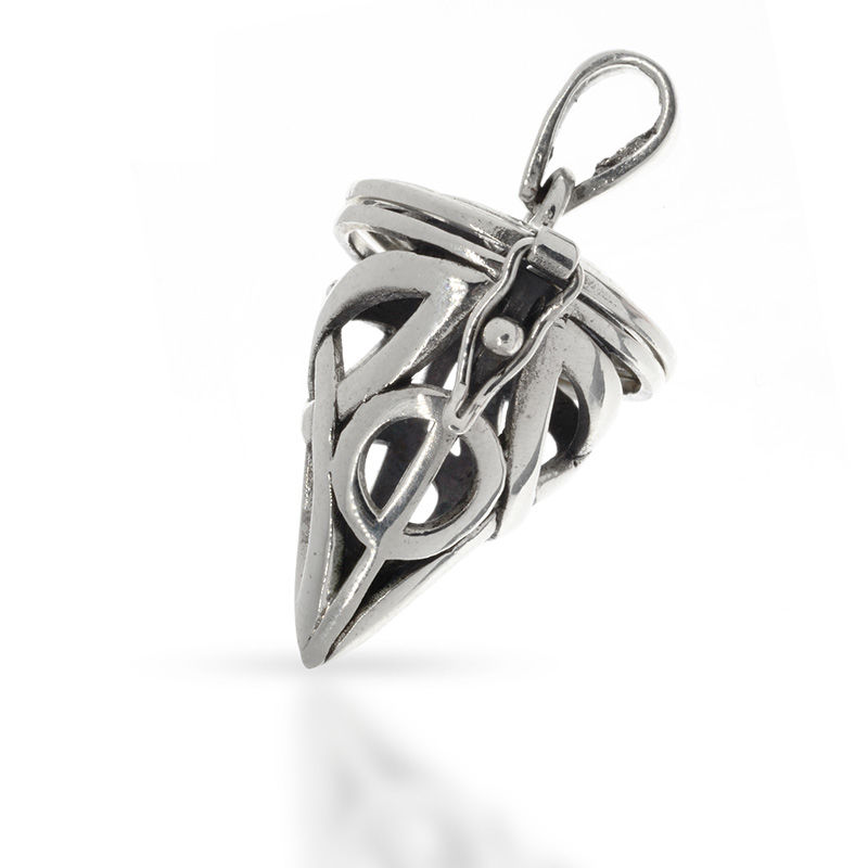Keltischer Zylinder - Silberkugel aus 925 Sterling Silber - Jewelry w ...